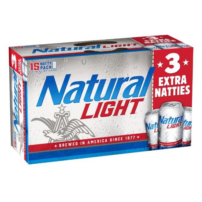 Natural Light, 12 oz, 15 Pack Cans | KWIKIEZ - Drive Thru - S. Central ...