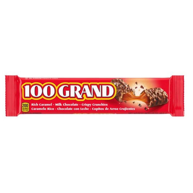100 Grand, Milk Chocolate, Candy Bar, 1.5 oz | KWIKIEZ - Drive Thru ...