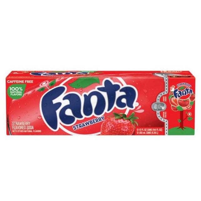 Fanta, Strawberry, 12 oz, 12 Pack Cans | KWIKIEZ - Drive Thru - S ...
