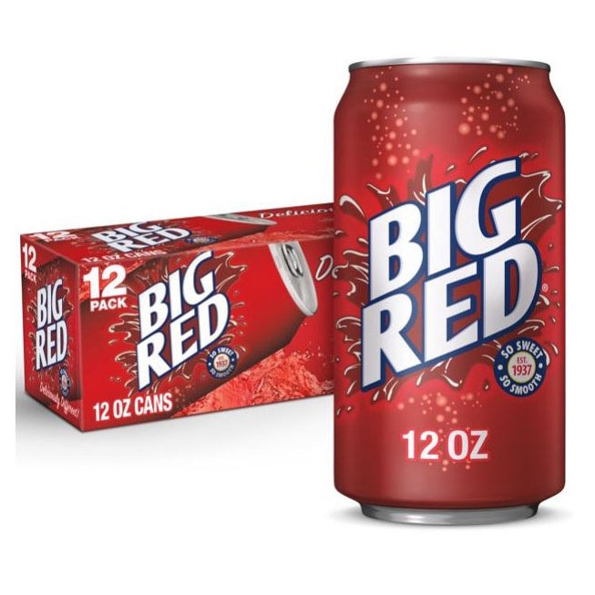 Big Red, Cream Soda, 12 oz, 12 Pack Cans | KWIKIEZ - Drive Thru - S ...