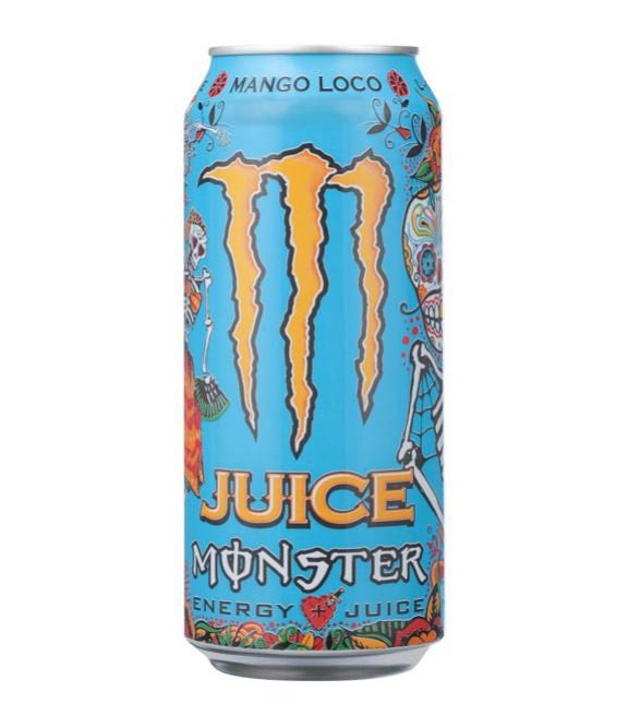 Monster, Mango Loco, Energy Juice, 16 oz Can | KWIKIEZ - Drive Thru - S ...