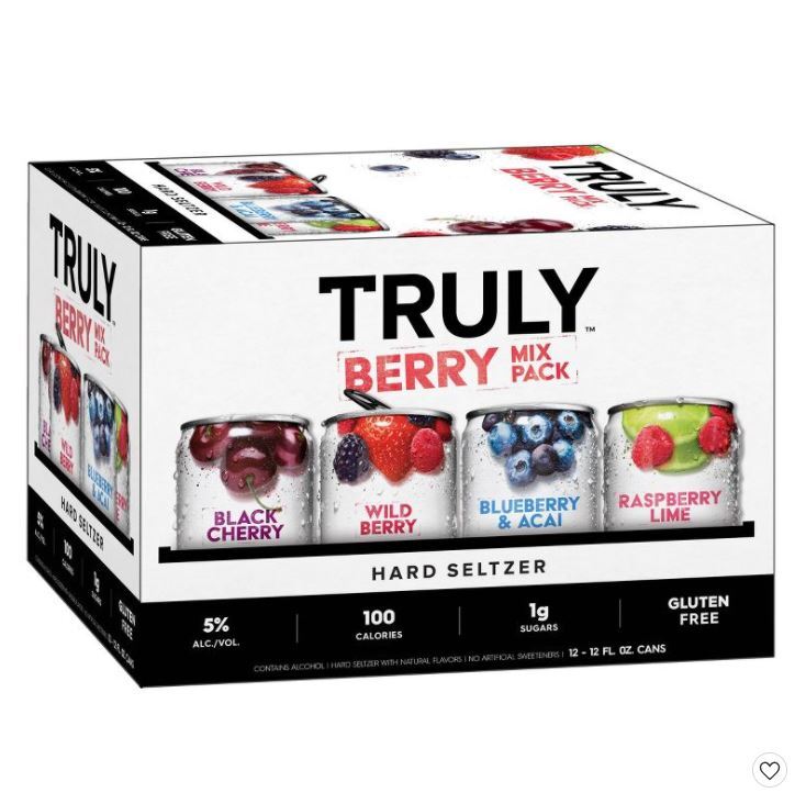 Truly, Berry Variety, 12 oz, 12 Pack Cans | KWIKIEZ - Drive Thru - S ...