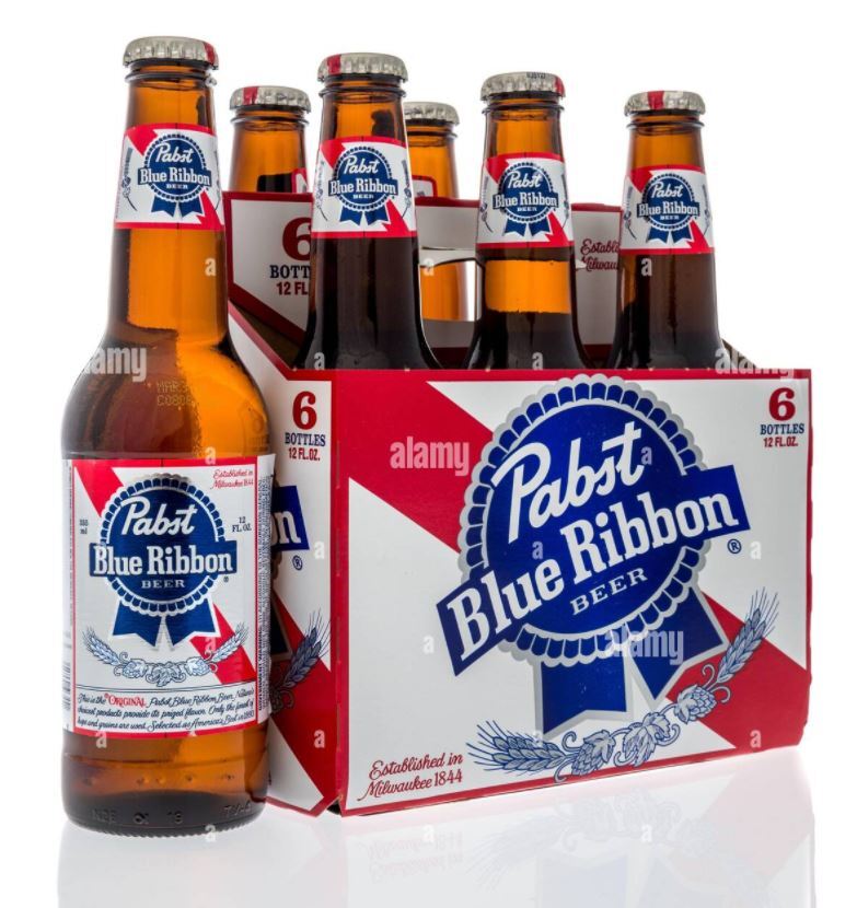 Pabst Blue Ribbon, 12 oz, 6 Pack Bottles | KWIKIEZ - Drive Thru - S ...