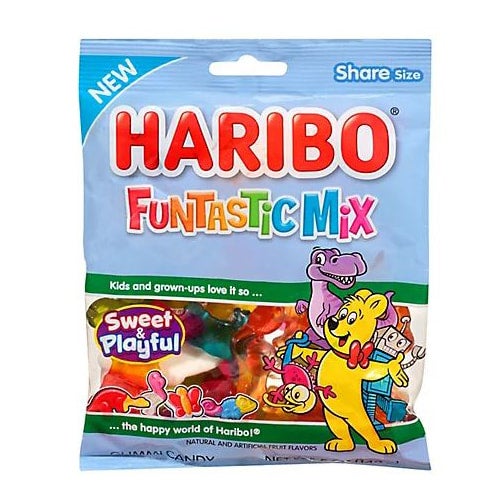 Haribo, Funtastic Mix, Gummy Candy, 8 oz Bag | KWIKIEZ - Drive Thru - S ...