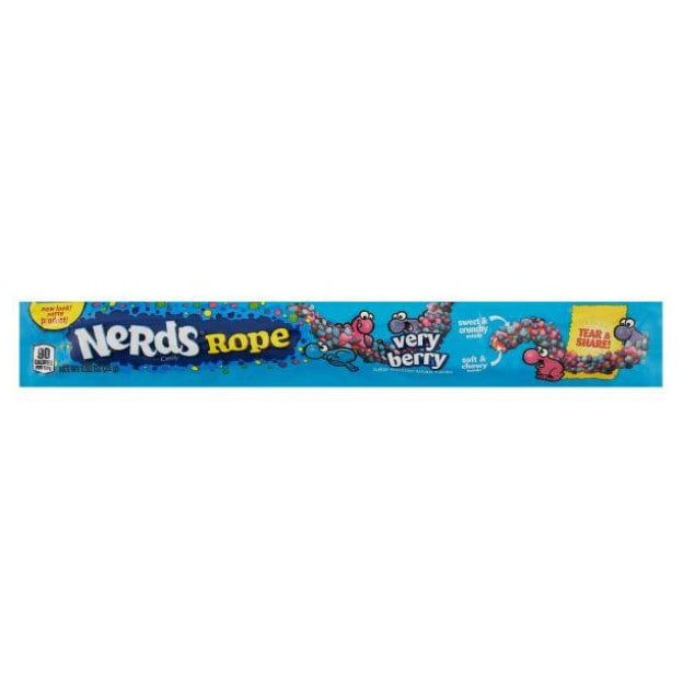 Nerds, Rope, Very Berry, Crunchy Chewy Candy, .92 oz Pack | KWIKIEZ ...