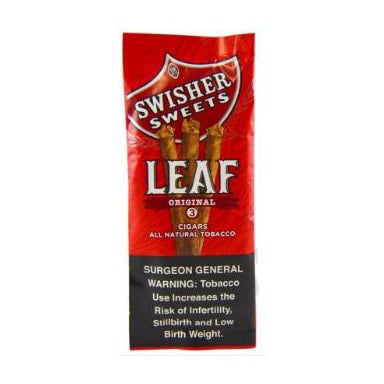 Swisher Sweets, Leaf Original, 3 Pack | KWIKIEZ - Drive Thru - S ...